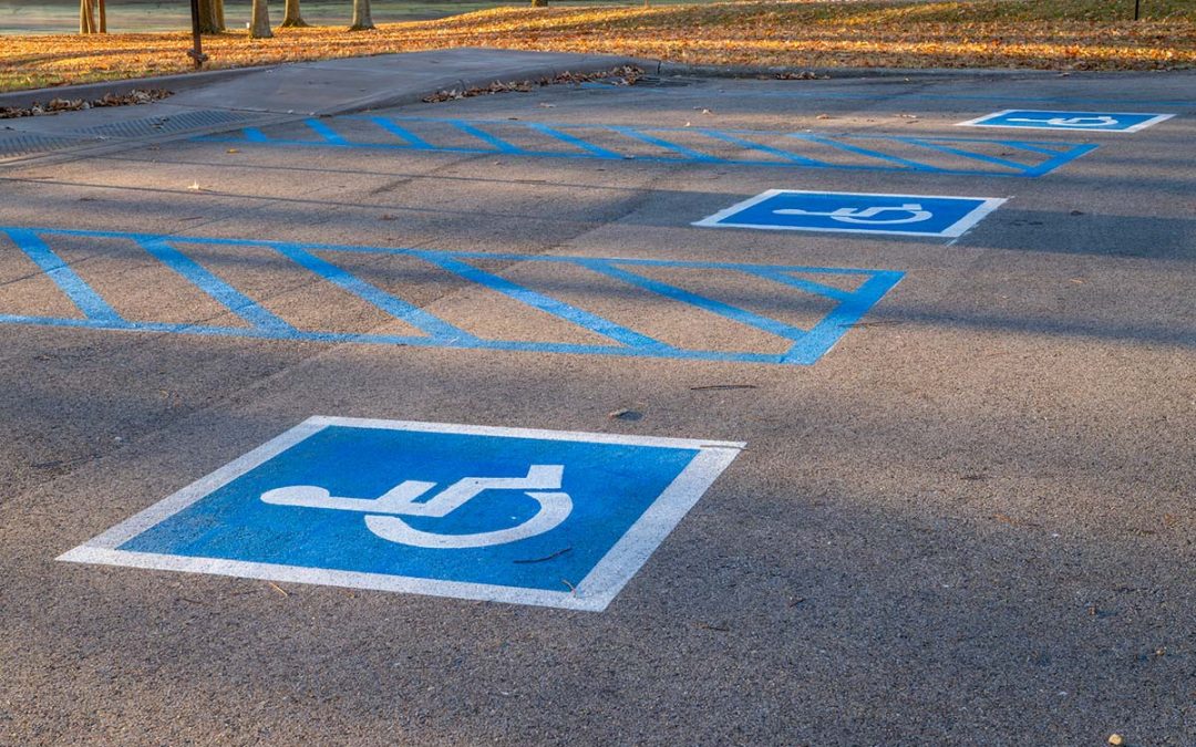 Handicap Parking Space Design Handicapped Car Parking Space At